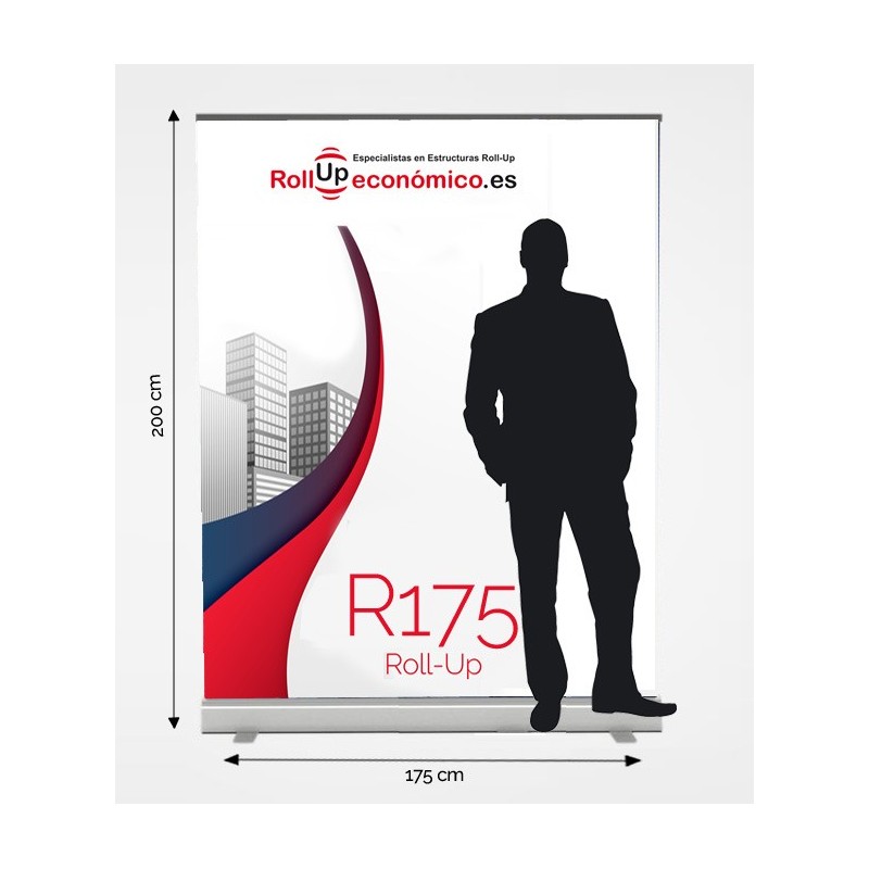 RollUp Económico 175, Rollup Estructura e impresión - Rollups Baratos